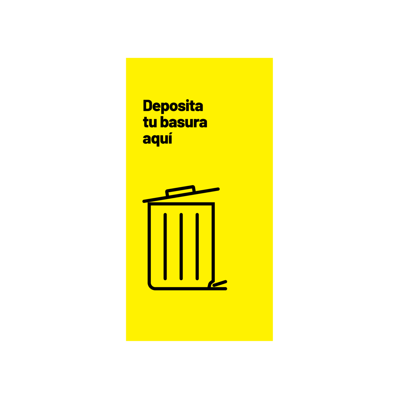 Letrero Deposita Aquí tu Basura: Seguridad y Normativa | Letreros Caperuso