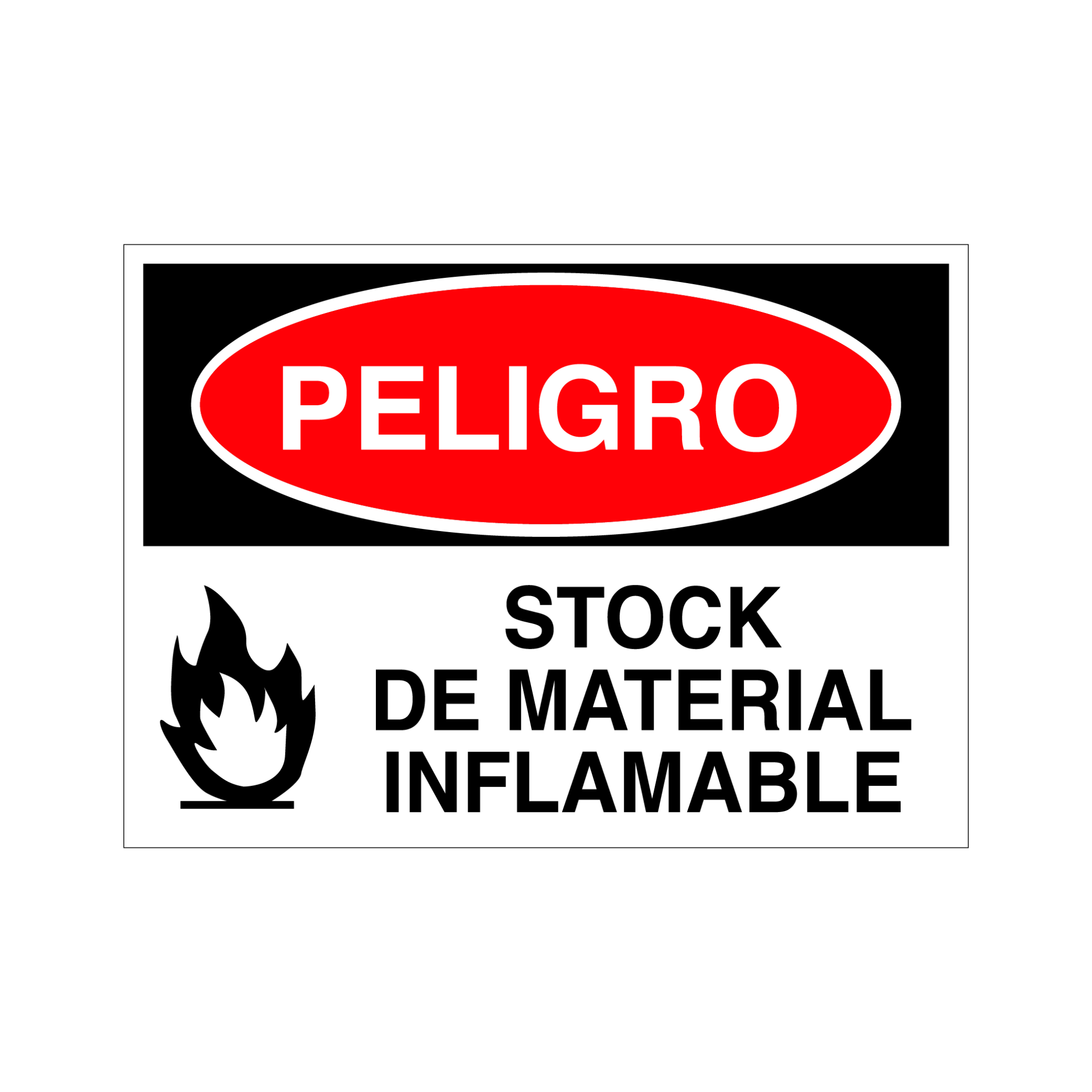 ⭐⭐⭐⭐⭐ Mejores Productos Letrero de Peligro Stock de Material Inflamable ...